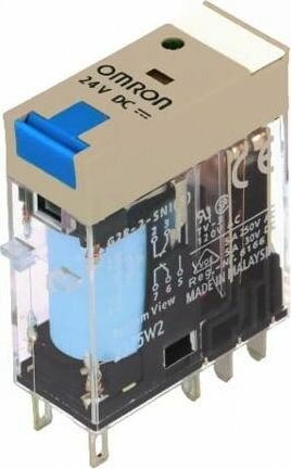 Реле OMRON G2R-2-SNI-DC24(S) электромагнитное DPDT Uобмотки 24ВDC 5A/250ВAC 5A/30ВDC 1 шт