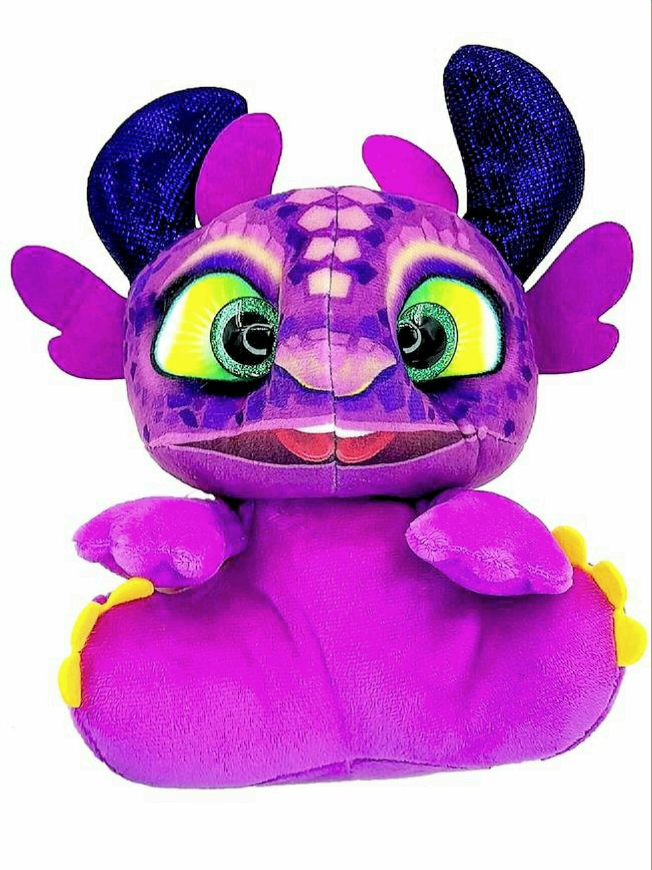 Мягкая Игрушка Дракон Лиу (22см, символ года 2024, фиолетовый) 11554, (ЗАО "Фирма Мальвина")