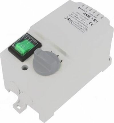 Регулятор скорости BREVE TUFVASSONS ARW-1.5/1 Регулятор скорости трансформаторный 230ВAC IP30 Тепловой класс Ta40B 1шт