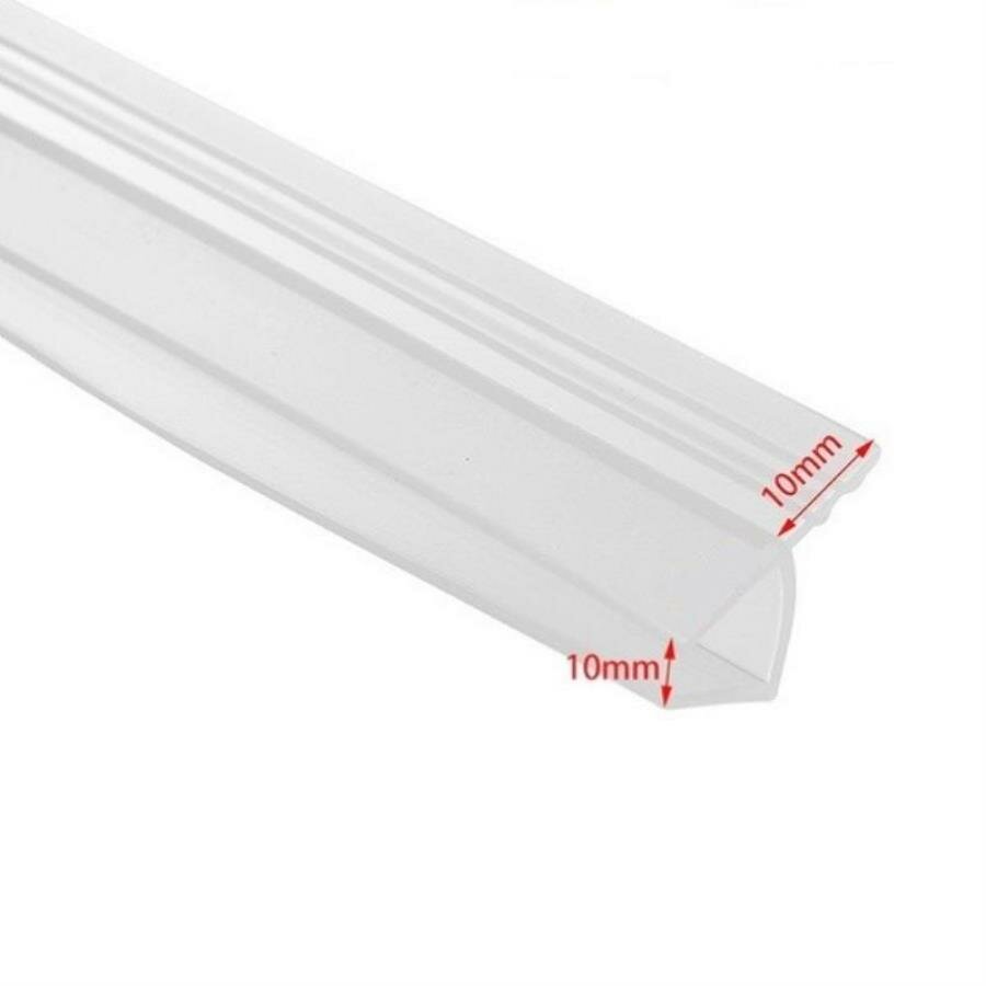 Силиконовый уплотнительный h-образный профиль для стекла 10мм