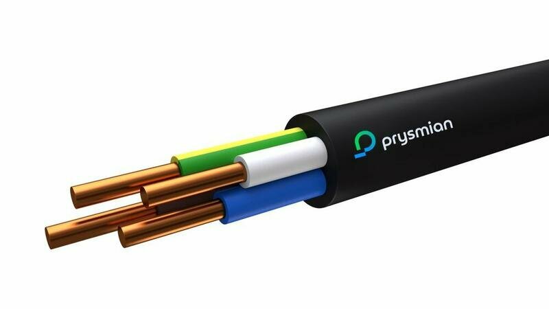 Кабель силовой РЭК-Prysmian ГОСТ ВВГнг(А)-LS, 4х6 мм2, ОК (N), 0.66кВ