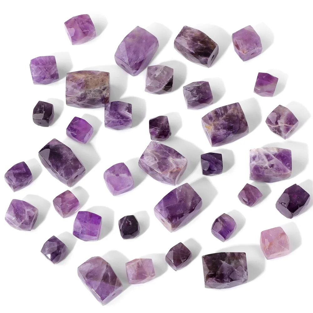 Бусины цитрин кварц RISYF Фиолетовый, 12X16mm(1pcs), 2. Amethysts A