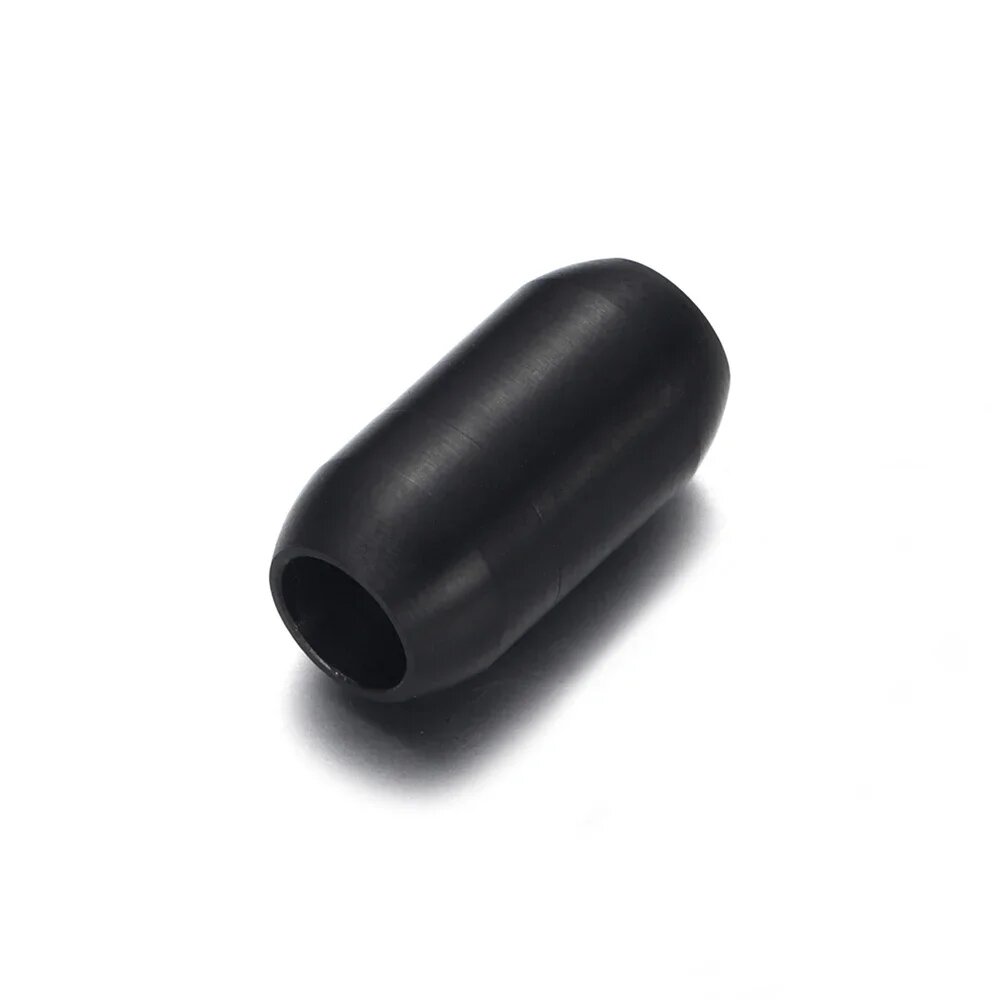 Магнитные застежки для браслетов EMBLAASK Черный, Inside Dia. 6mm, Matte Black