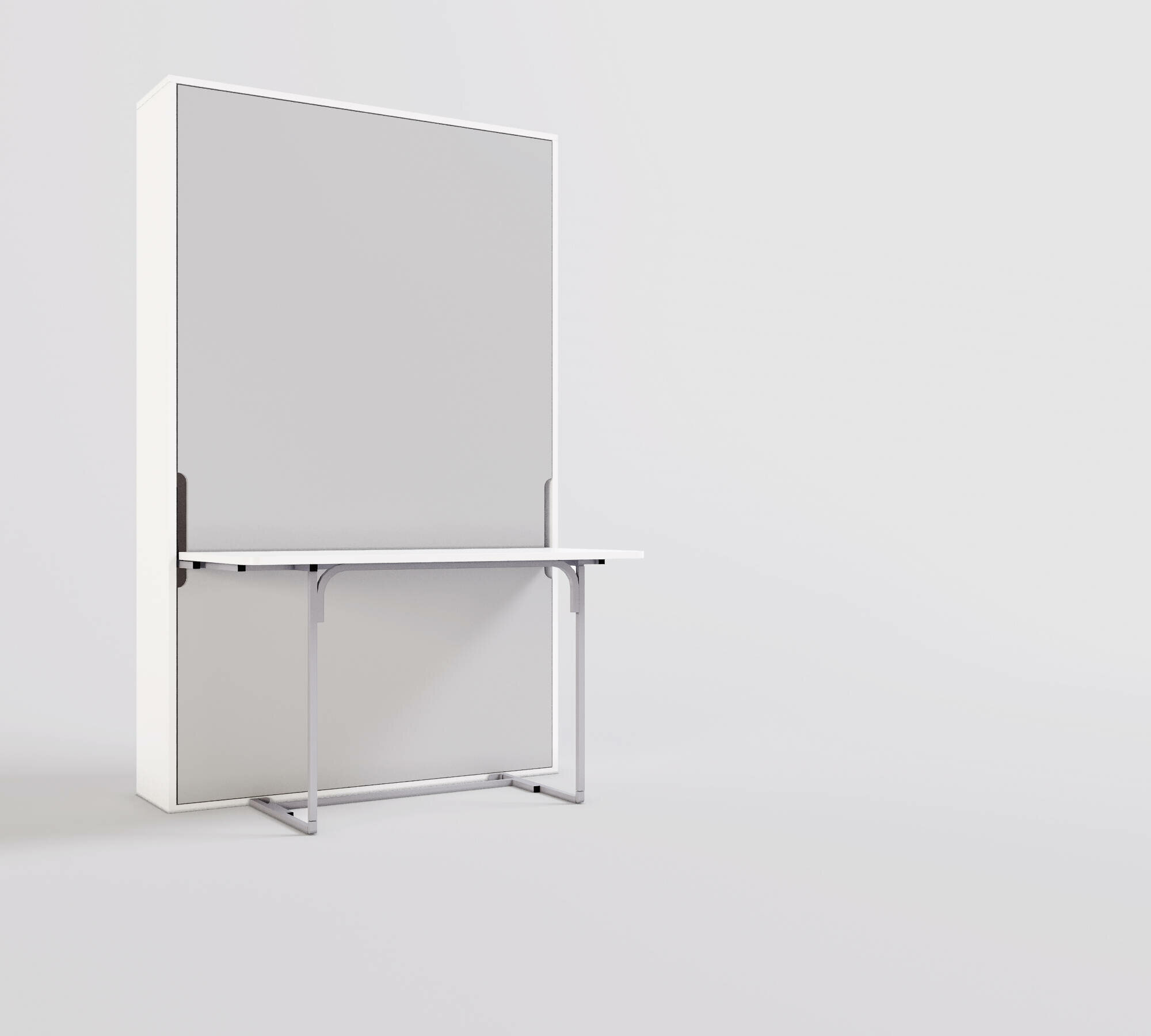 Шкаф кровать-трансформер со столом Летто Таволо 1200 Лайт Тренд