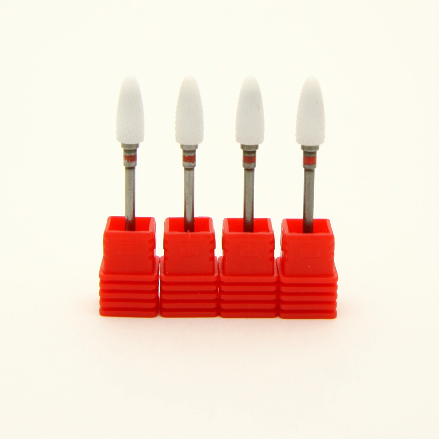 4 Керамических конусных фрезы, средней грубости абразив