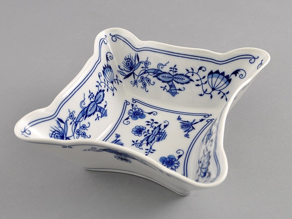 Салатник квадратный 20 см, Гжель Мэри Энн 20111423-0055, Leander