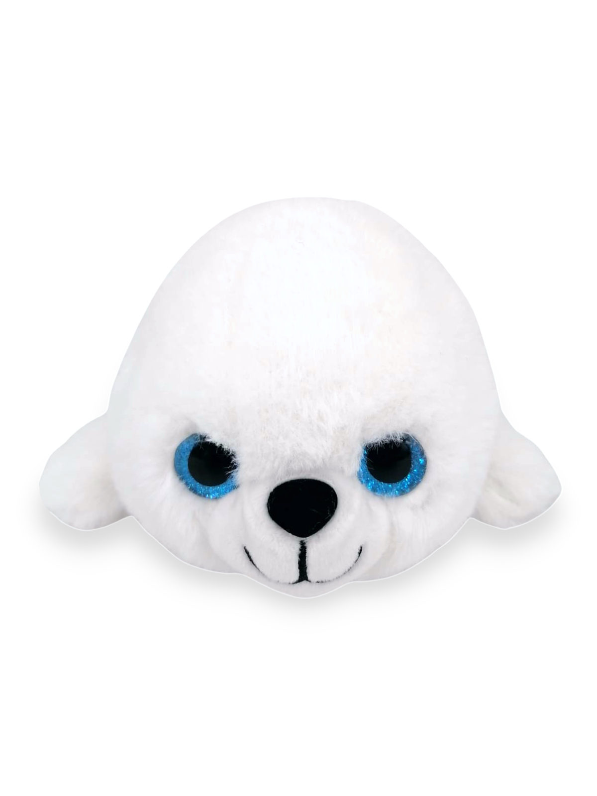 Мягкая игрушка Mimis нерпа «Пушистик» макси белый Mi195