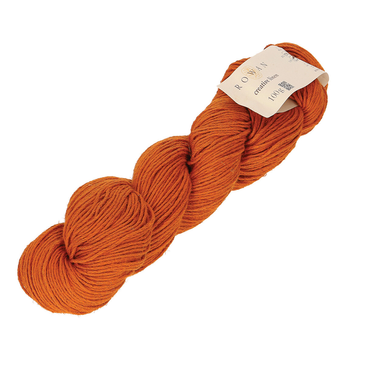 Creative Linen /Креатив Лен/ пряжа Rowan, 9802143 (651, *, pumpkin (тыква), оранжевый)