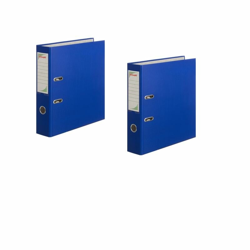 Комус Папка-регистратор, Экономи, 75мм, синяя, 2 уп.