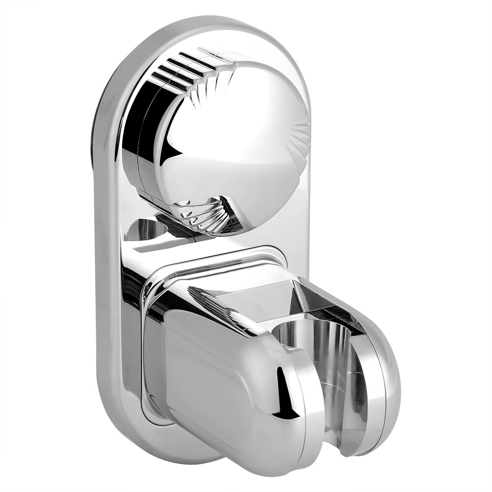 Регулируемая ванная комната для душа настенная настенная подставка для всасывающей чашки (серебро)