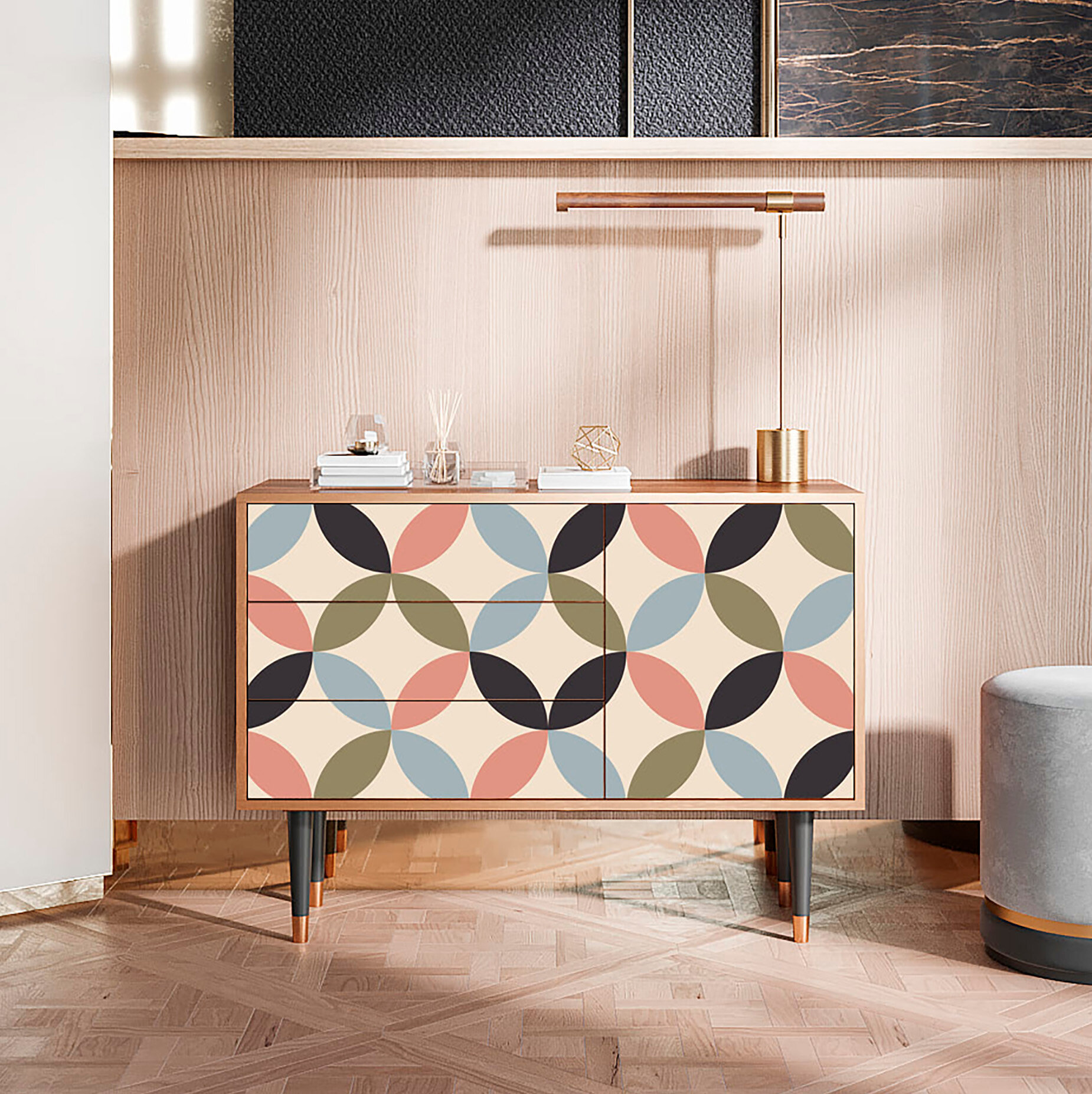 Комод - STORYZ - S3 Butterfly Effect, Размер - 115 x 84 x 41 см, Цвет корпуса - , Орех