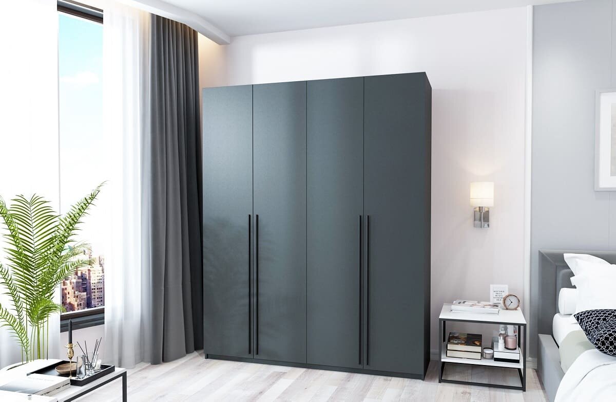 Шкаф распашной 4-х дверный Лорена 9