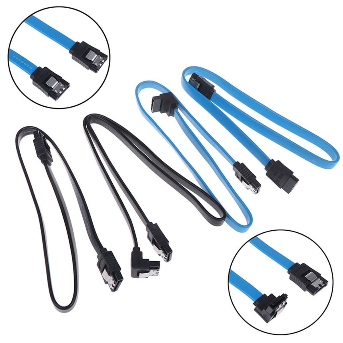 SATA 3.0 III SATA3 6Gb / S SSD Жесткий диск Данные Прямой / Угловой Кабель Компьютерные Кабели и Разъемы