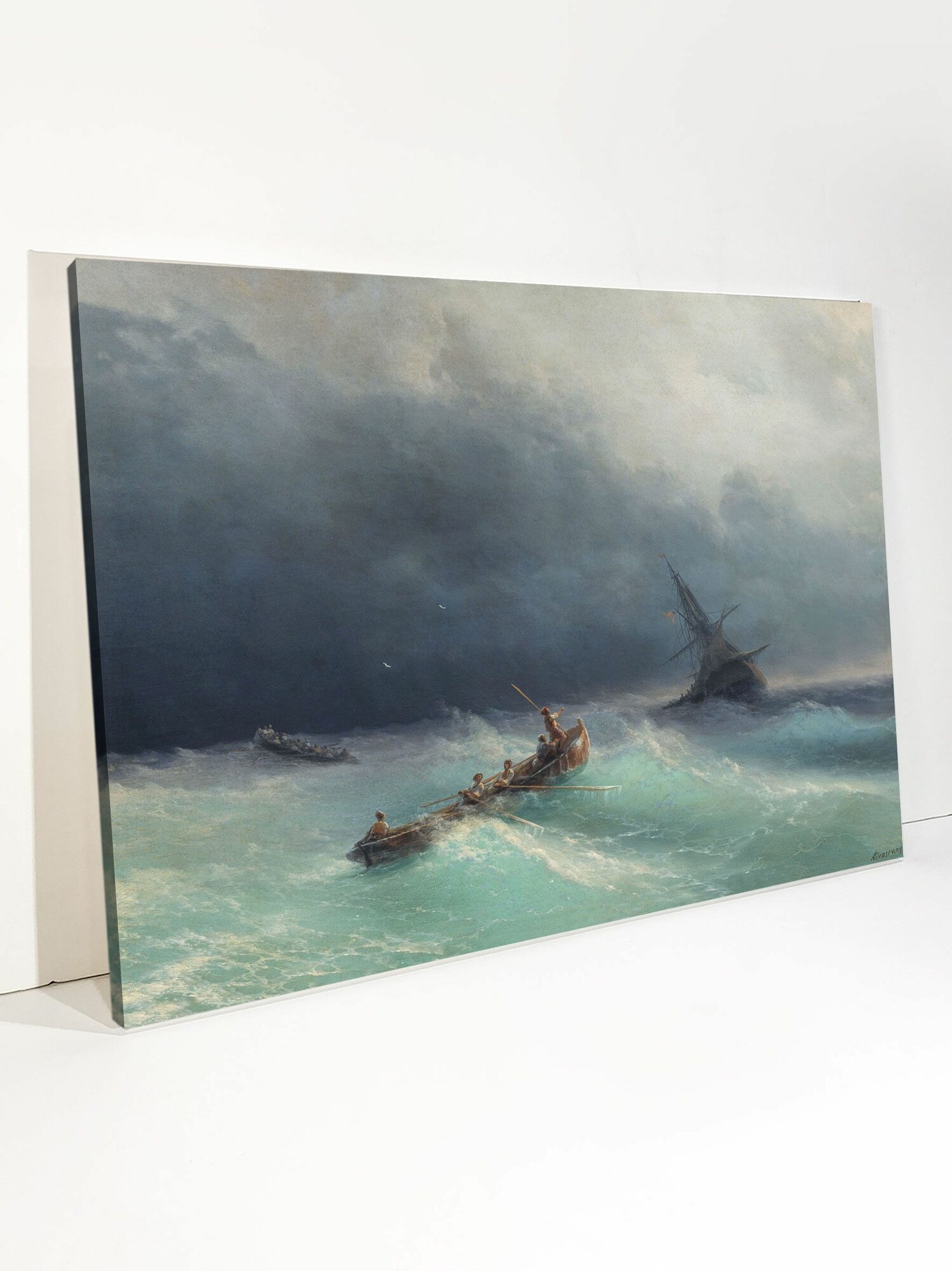 Картина Айвазовский Буря на море на холсте 30х40см