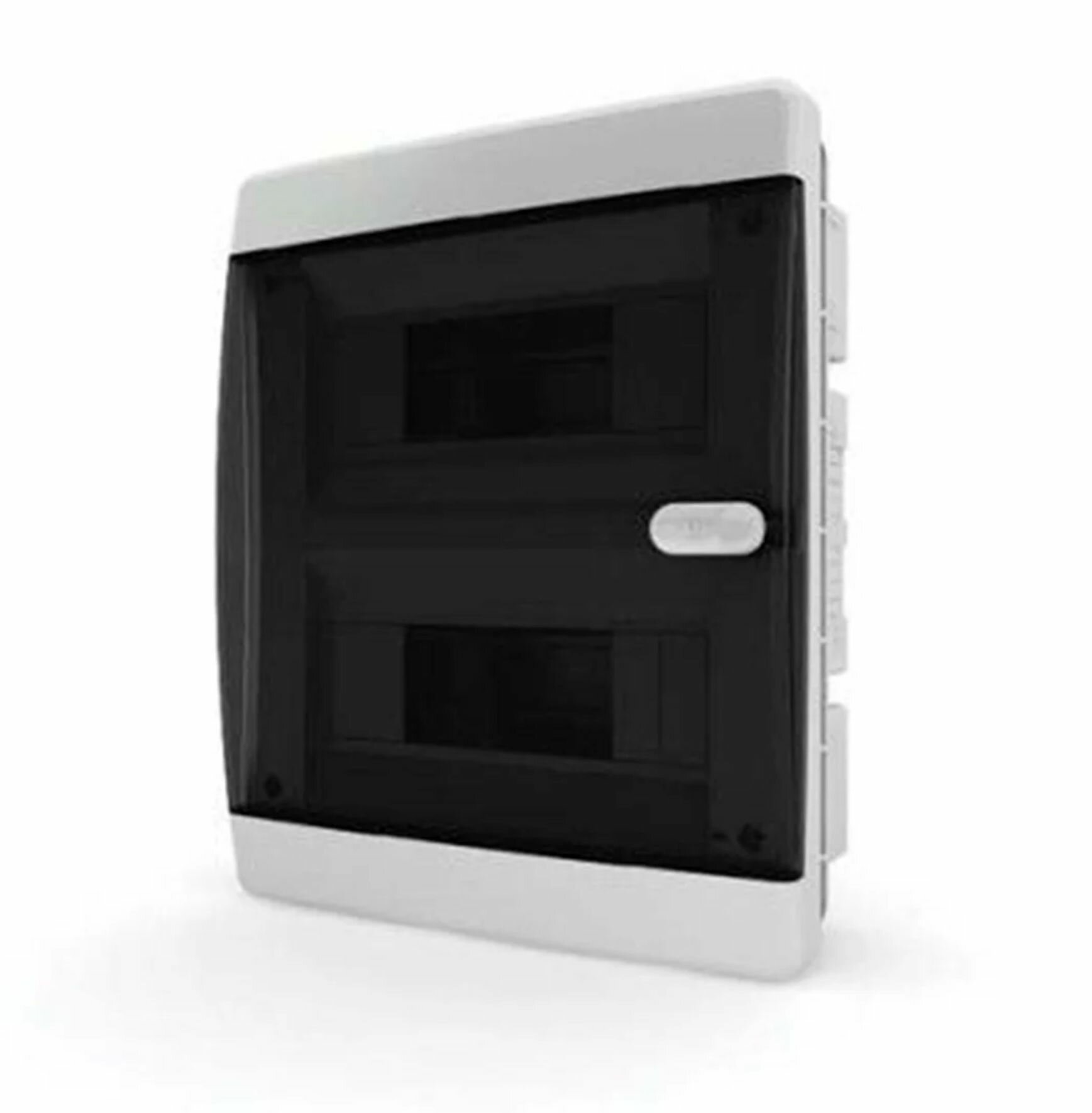 Щит электрический встраиваемый пластиковый 18 модулей прозрачная черная дверца IP41 Tekfor CVK 40-18-1