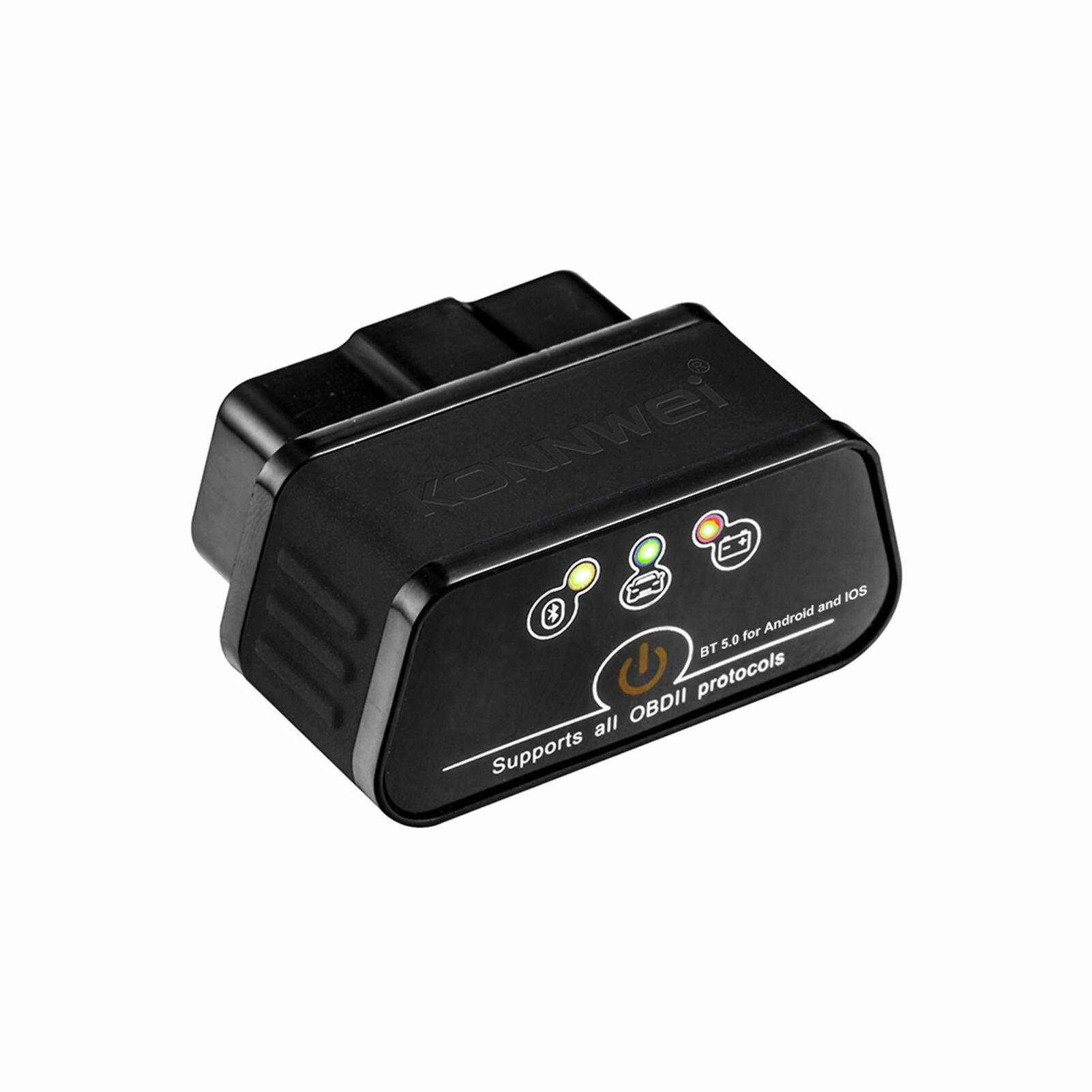 KONNWEI KW903 OBD-II Scanner 5.0 Bluetooth Автомобильный диагностический инструмент для систем IOS Android, тестер автомобильных детекторов, считыватель кодов сканирования