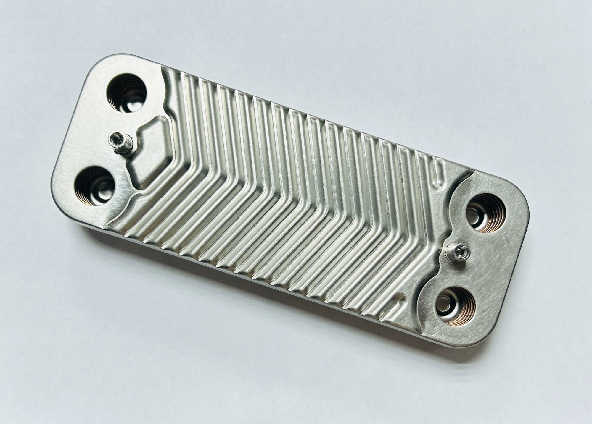 Теплообменник ГВС (вторичный) подходит для котла Ariston BS II, Clas, Genus, Egis, Cares