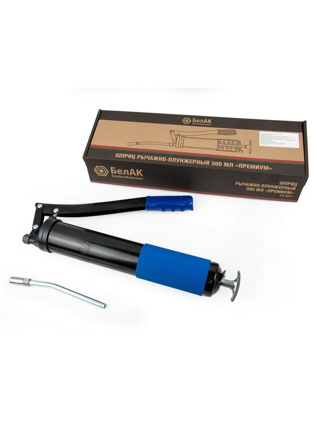 Шприц рычажно-плунжерный 500 мл "БелАК" Премиум