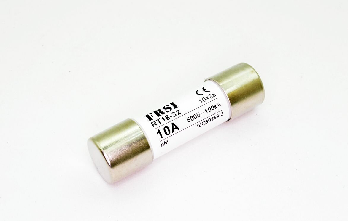 Предохранитель FRZ RT18-32 500V 10A AM Предохранитель aM 10А 500В AC 10x38мм 1шт