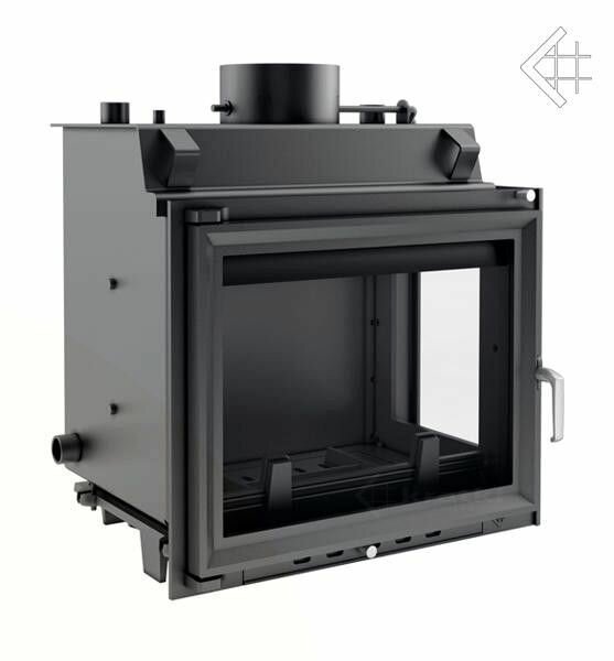 Топка с водяным контуром Kratki MAJA/PW/BP/12/W, сталь, черный, 60,9x49,1x41,8 см.