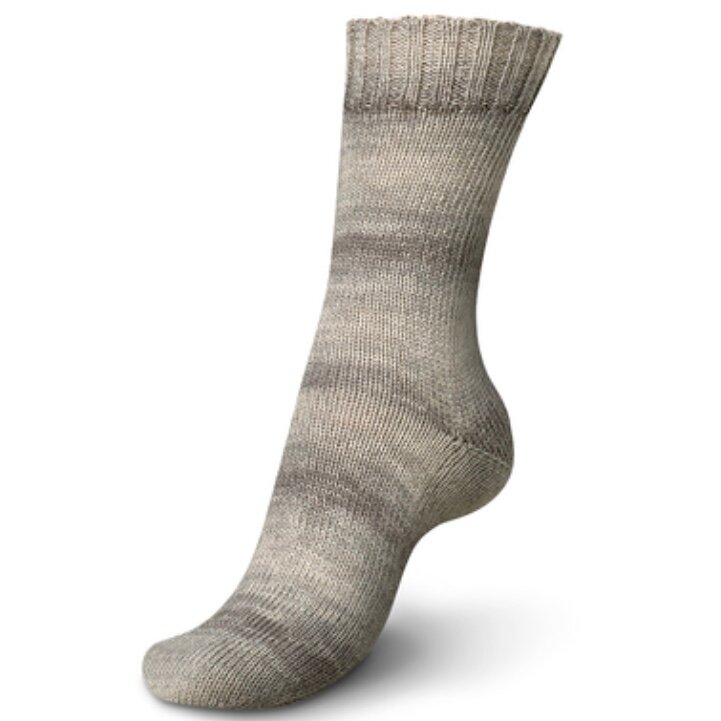 Silk Color /Силк Колор/ пряжа Regia Premium, 4 нитки, MEZ, 9801634 (00021, taupe color (светло-коричневый), бежевый/коричневый/серый)