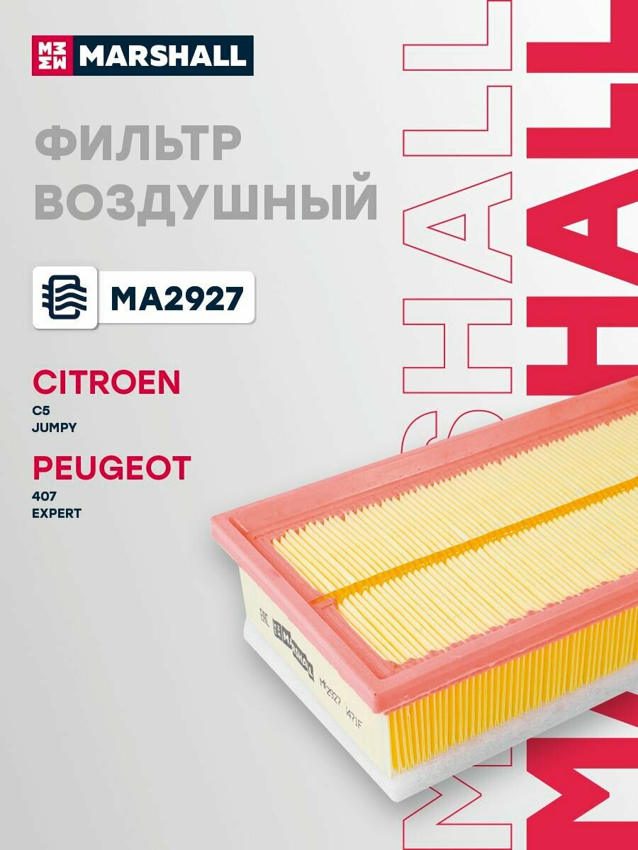 Фильтр воздушный CITROEN ситроен C5 Jumpy PEUGEOT пежо 407 Expert C2567 13717806046 9651883380 1444EQ 1444ER 1444ET