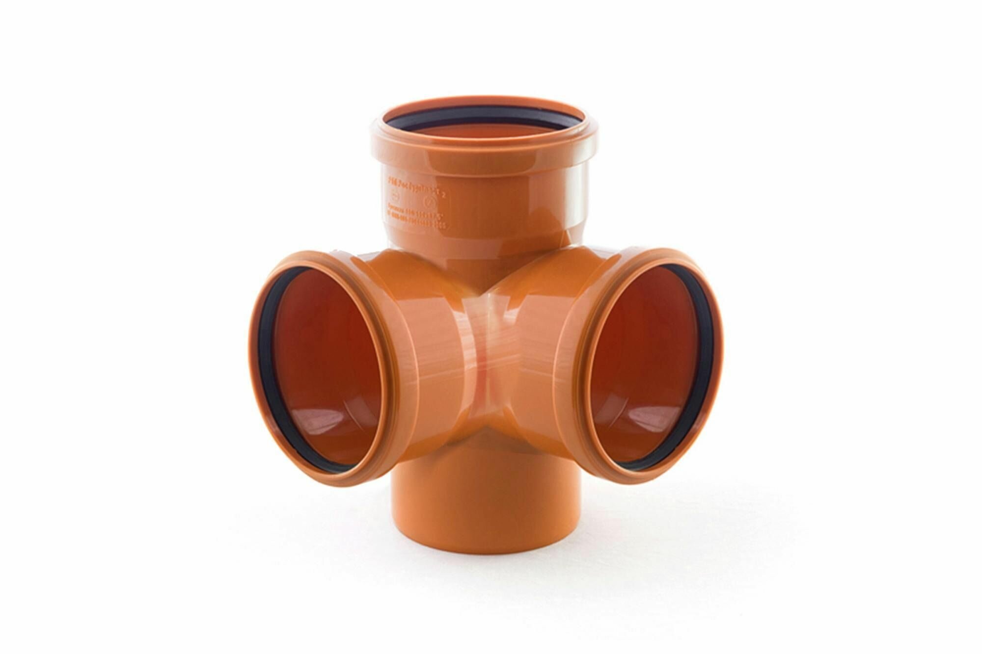 Крестовина двухплоскостная 110 для наружной канализации