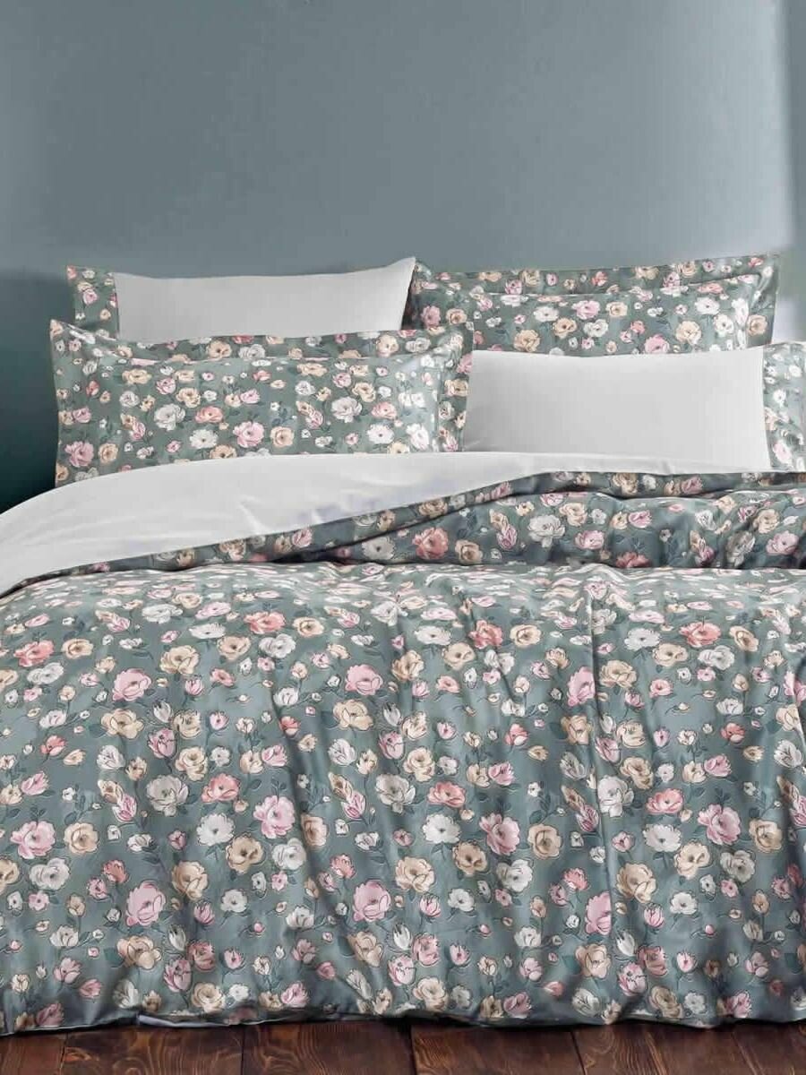 Постельное белье Tivolyo Home NEW LUELLA сатин люкс евро