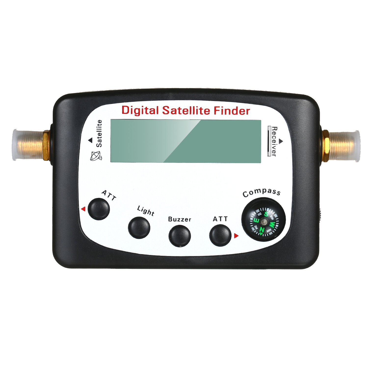 Приемник сигнала спутника Digital Satellite Finder Meter SF-9509 Mini Digital Satellite Signal Finding Meter с LCD-дисплеем и компасом, материал ABS, частота входа 950-2150MHz, питание DC13~18V, входной уровень мин -40dBm, входной уровень макс -10dBm,