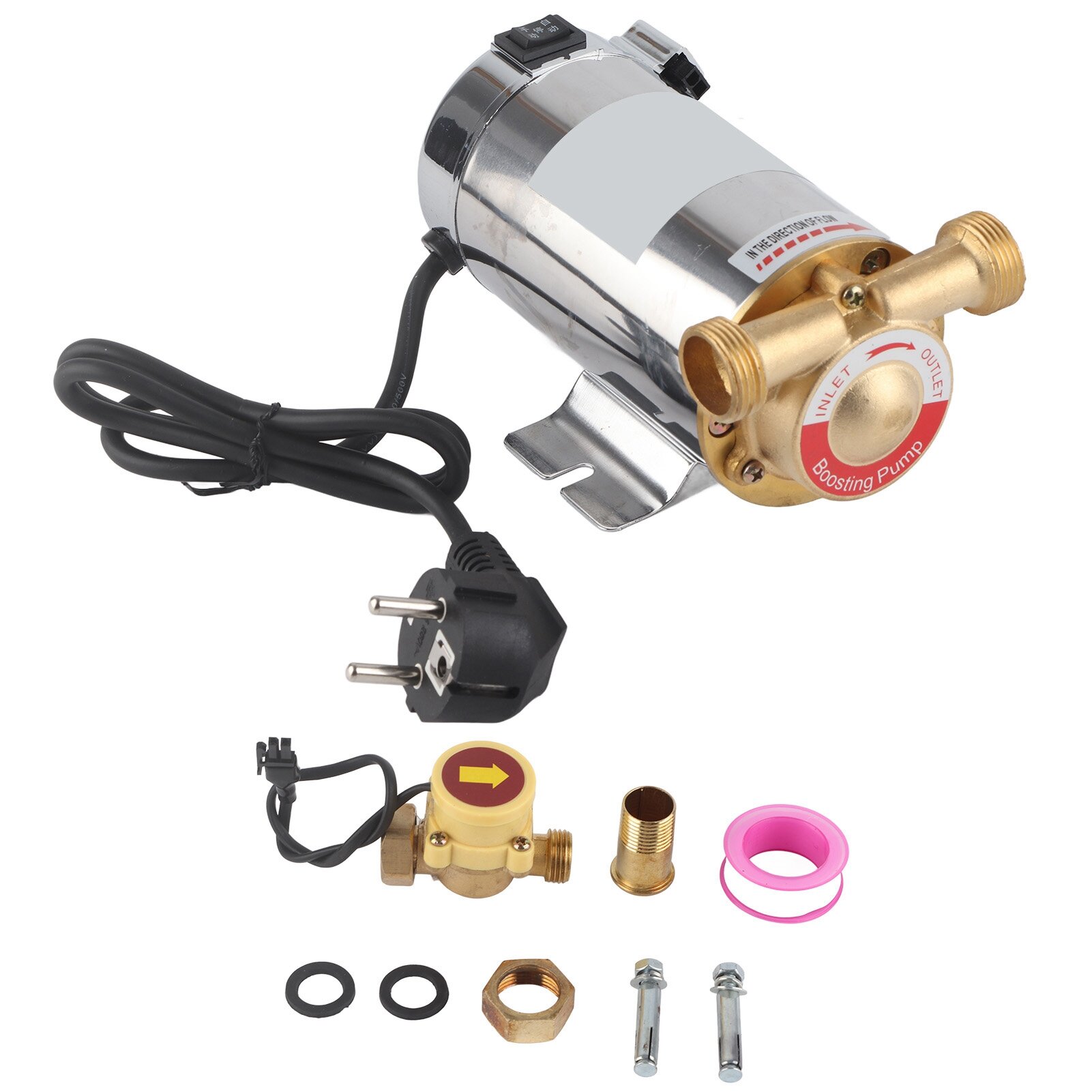 Booster Pump Small Автоматический домашний душевой водонагреватель комплект насоса насоса 100 Вт WG -100 elue 220V