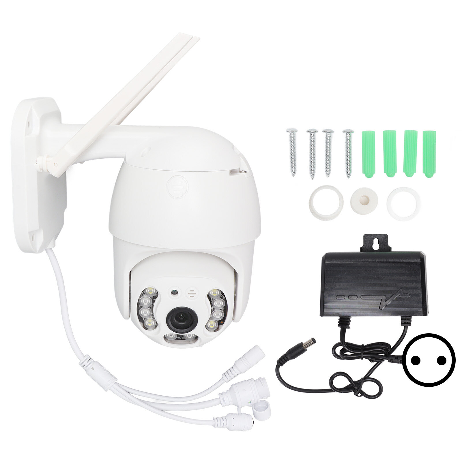 Веб-камера 3MP IP66 360 беспроводная наружная