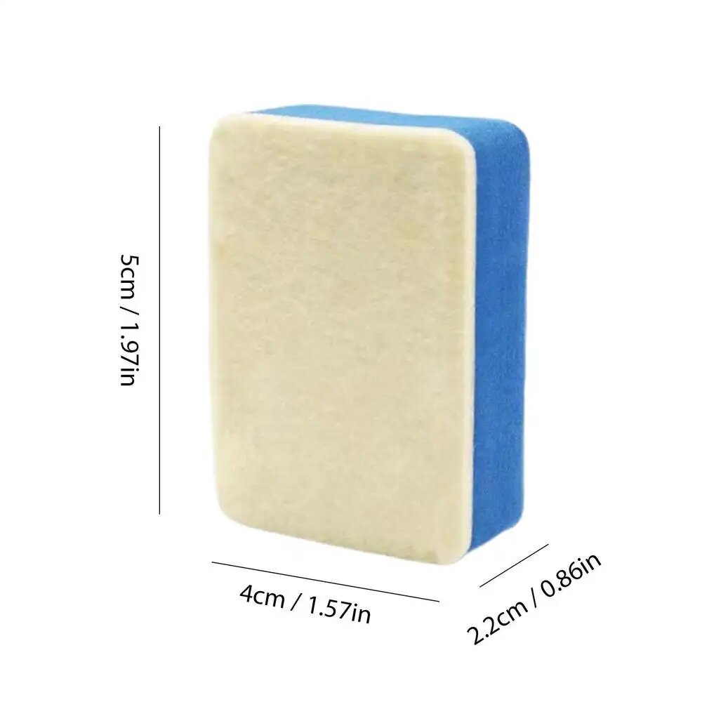 Полировальная подушечка из шерстяного фетра для автомобиля, аппликатор, губка для оконной щетки, 5x4