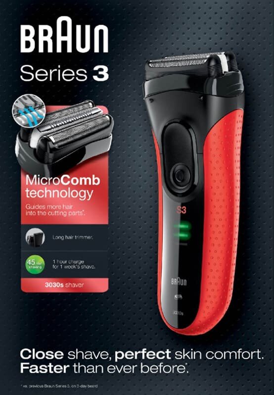 Электробритва Braun Series 3 3030s — фото 1