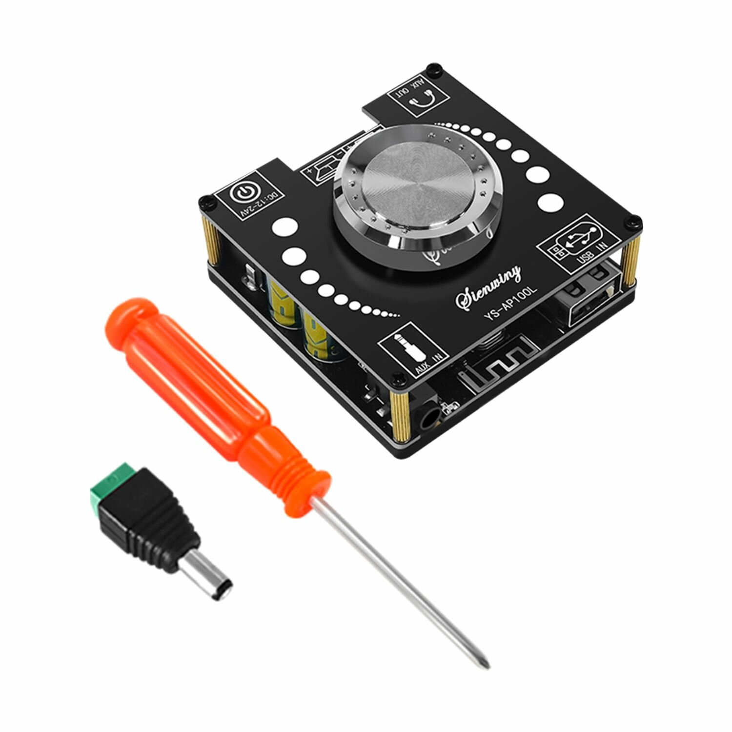 YS-AP100L 100 Вт Стерео Bluetooth Цифровой усилитель Плата Двухканальный 360 Бесступенчатая настройка