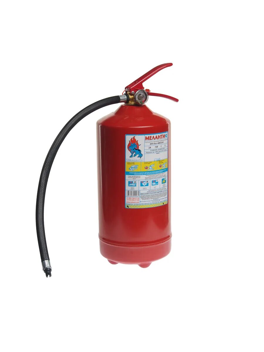 Огнетушитель ОП-5 порошковый 5кг с манометром