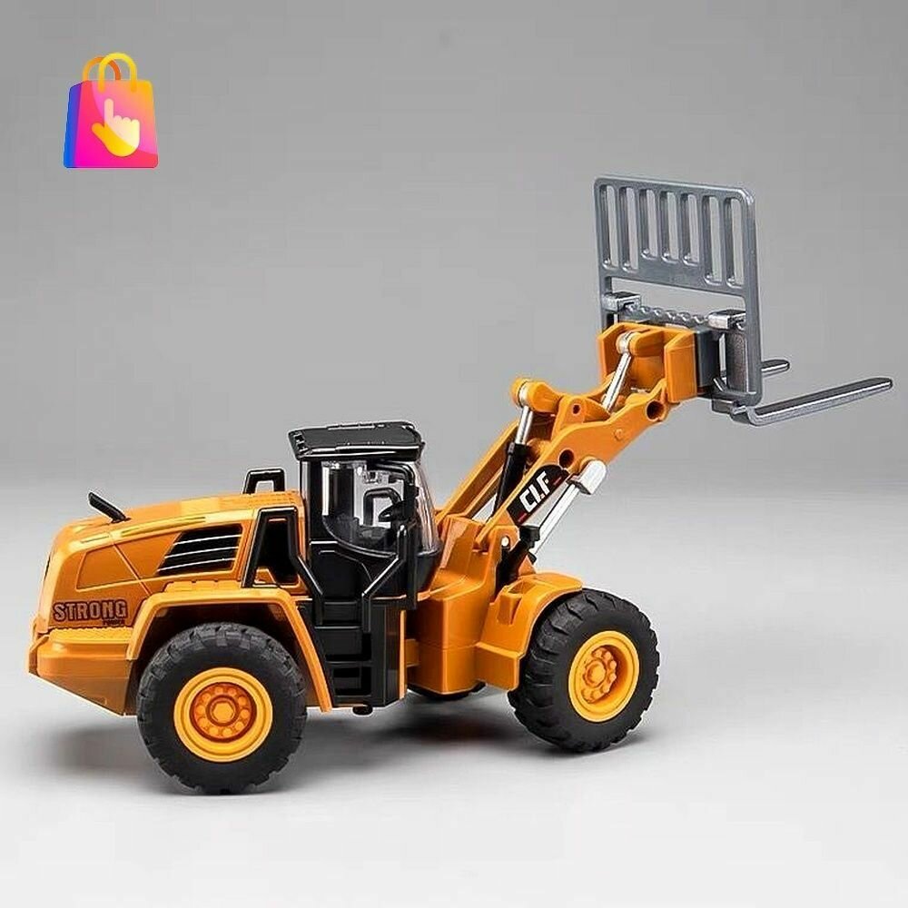 Машинка детская Строительная техника Погрузчик вилочный трактор