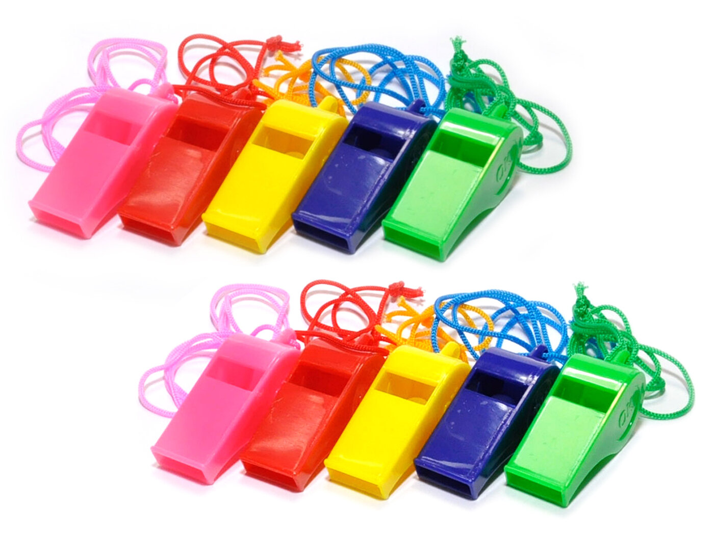 Свисток спортивный судейский Mr.Fox (комплект 10 шт), пластик