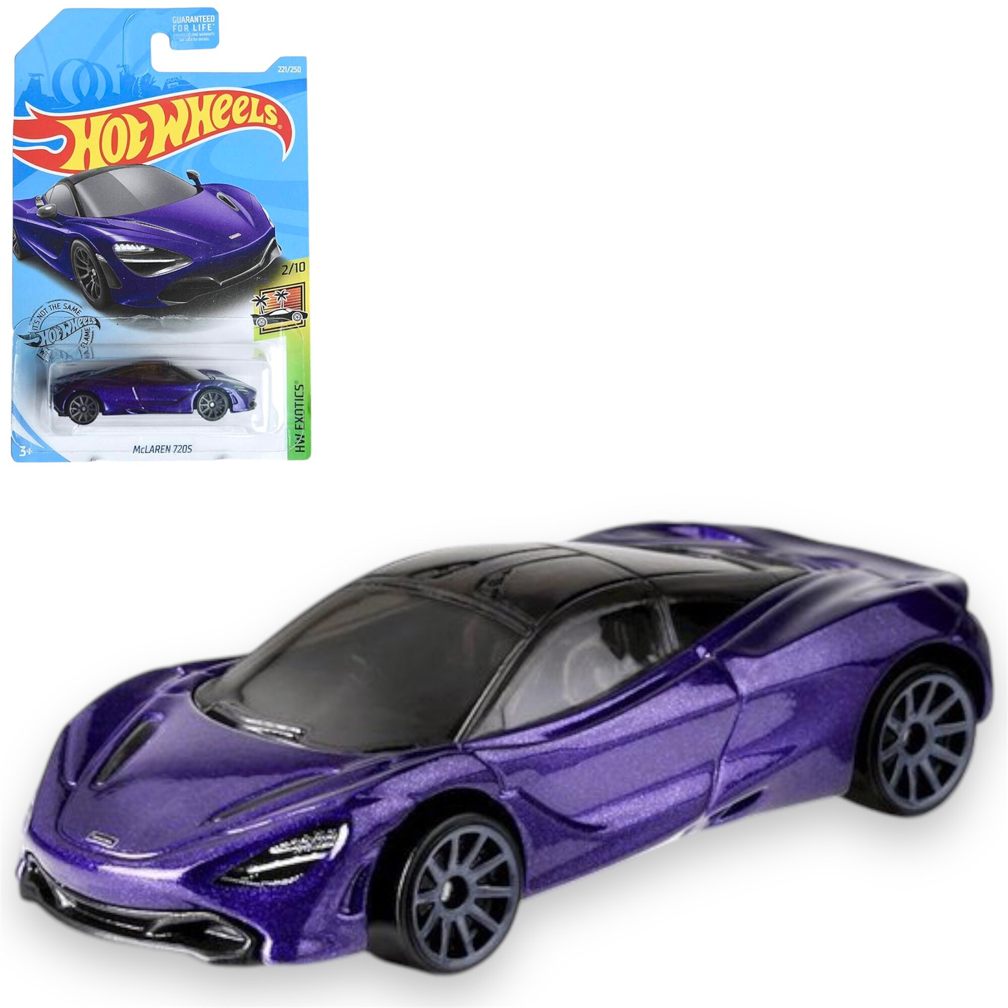 Машинка Hot Wheels McLaren 720S, коллекционная 1/64, металл/пластик, 7см TJ