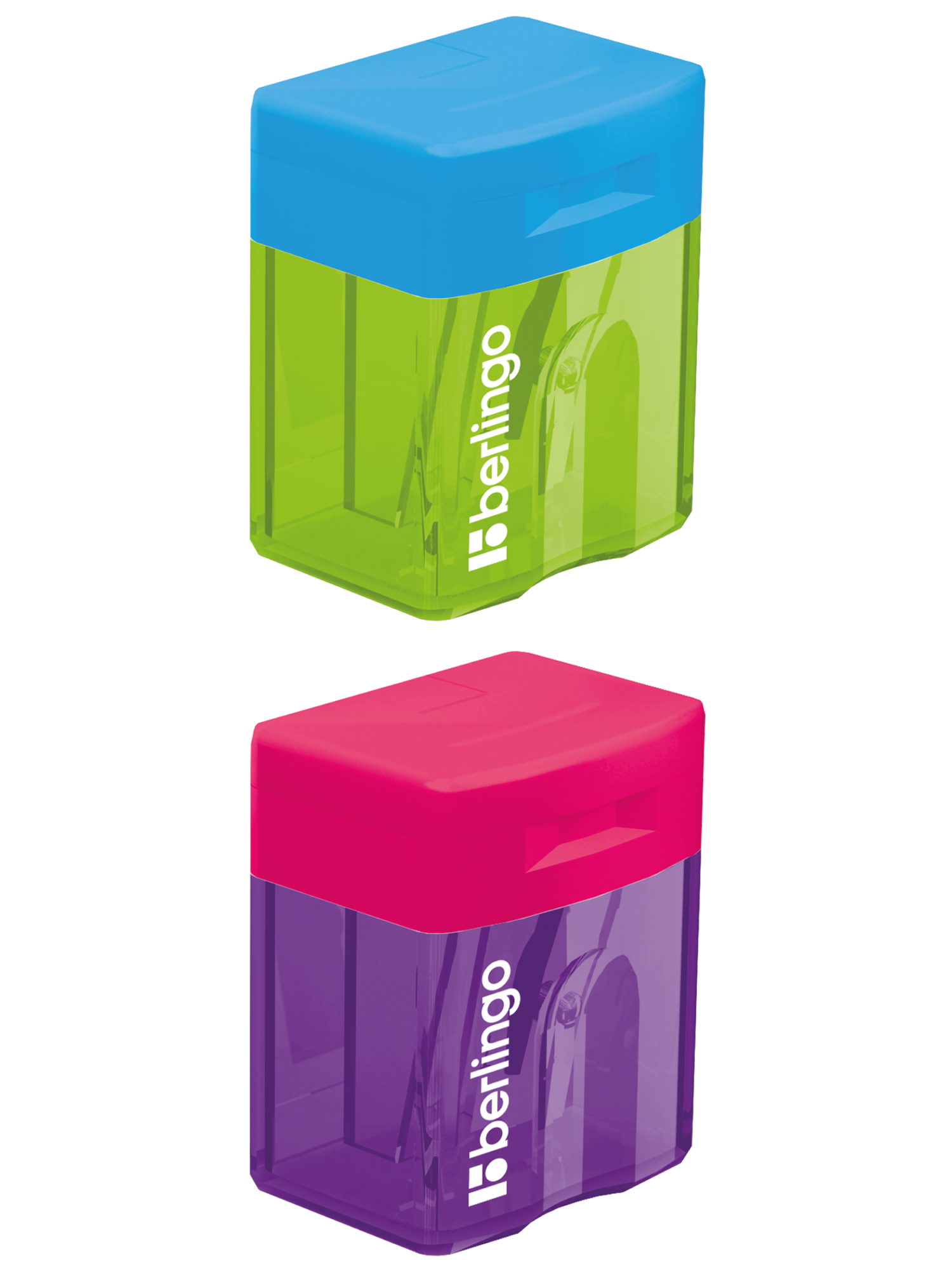 Точилка пластиковая "Fuze", 1 отверстие 2шт