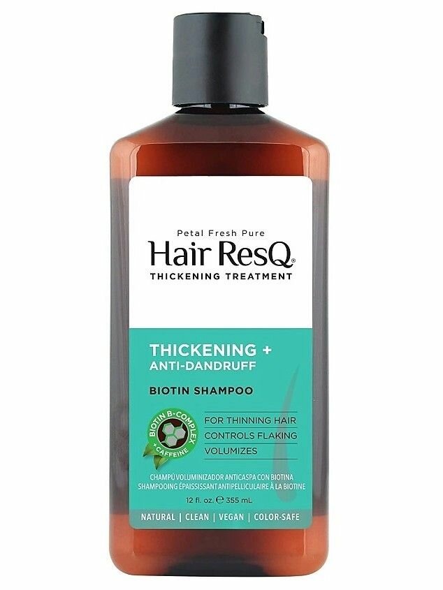 PETAL FRESH Шампунь для тонких волос Hair ResQ Thickening + Anti-Dandruff Shampoo