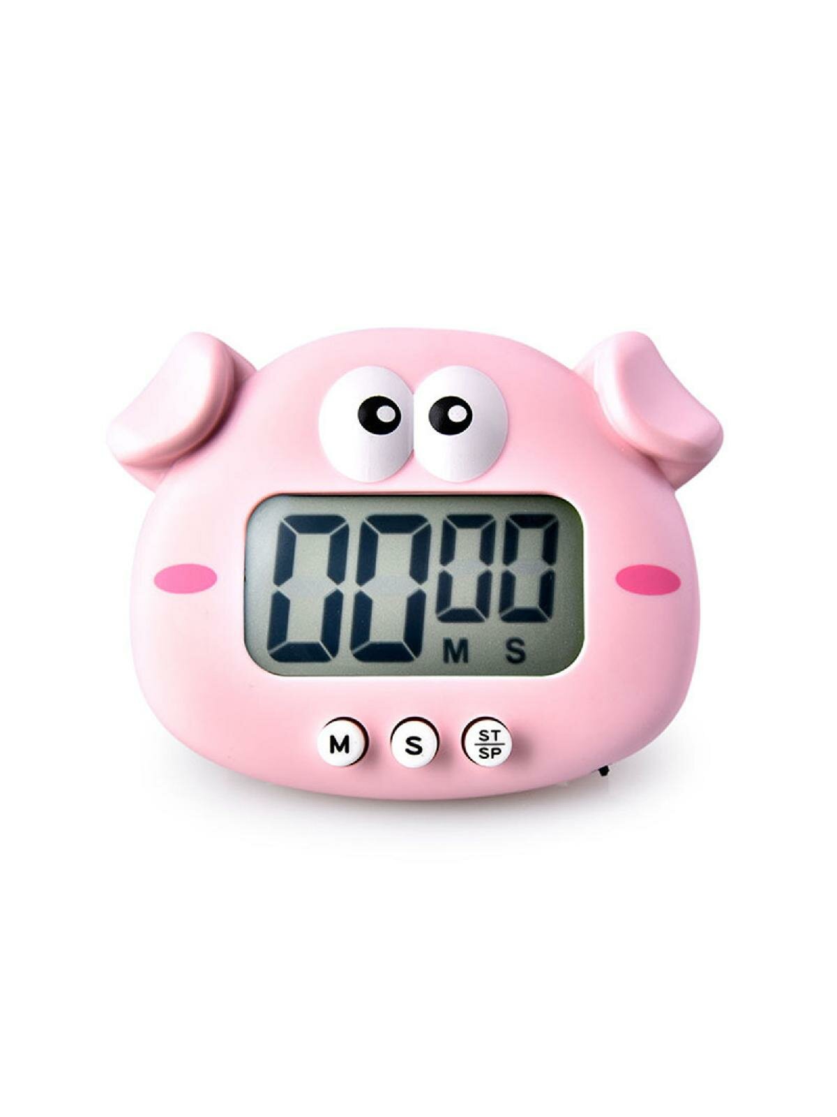 Милый мультяшный цыпленок поросенок электронный ЖК-цифровой кухонный таймер обратного отсчета для приготовления пищи
