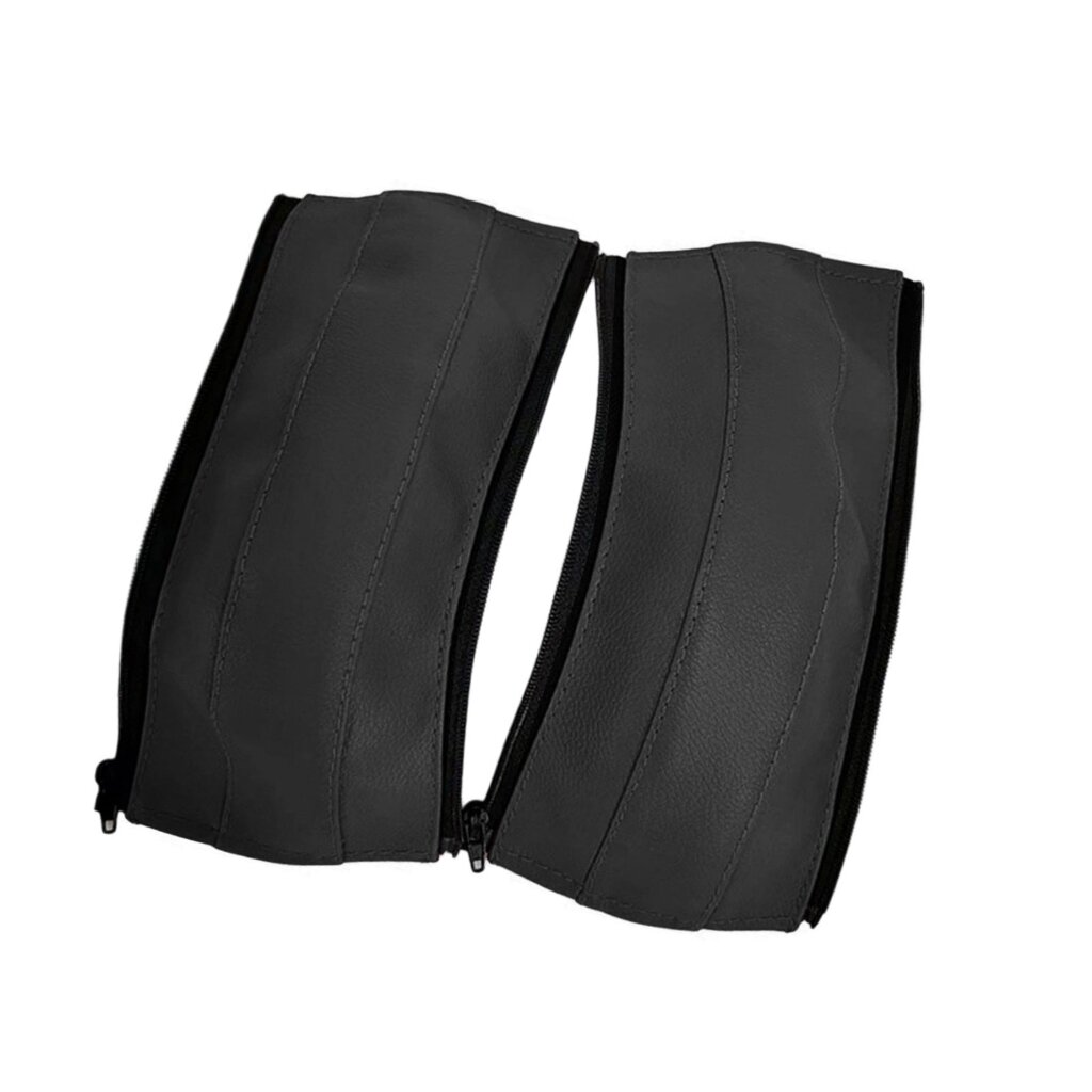 Стильный чехол для замены ручек колясок Премиум-класса из полиуретана на молнии, обеспечивающий простоту установки