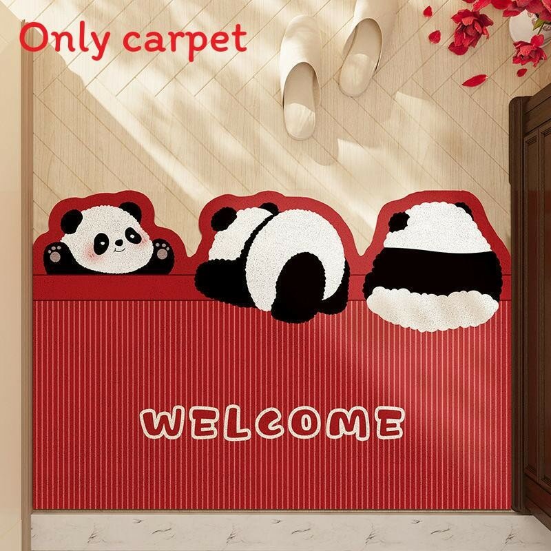 Panda ковер для пола с нескользящей основой для прихожей и домашнего декора б-40x60см
