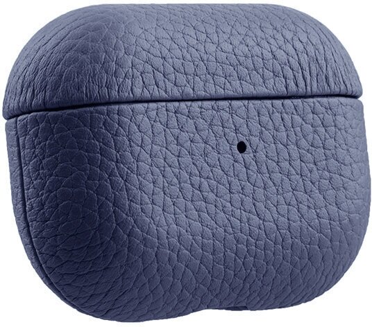 Кожаный чехол Melkco Origin Series Snap Cover для наушников Apple AirPods Pro 2, темно-синий