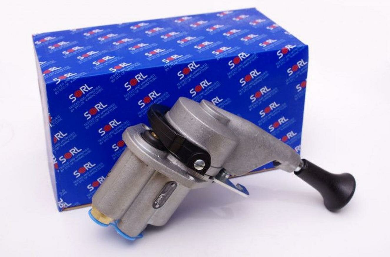 Кран ручного тормоза с 4-мя выводами евро КАМАЗ, МАЗ (100.3537310) SORL (35260080070)