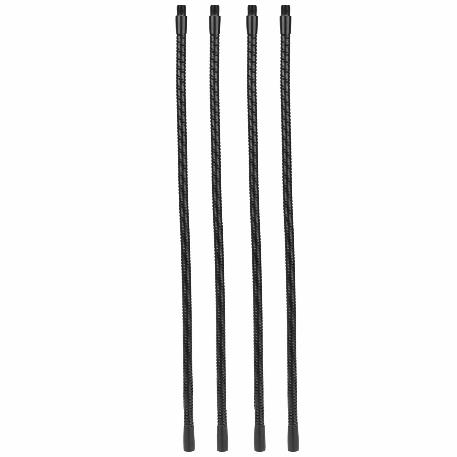 4 шт. 10 мм калибра гибкий алюминиевый шланг для лампы с гусиной шеей, настольная лампа, светильники 45 см, прочные, регулируемые