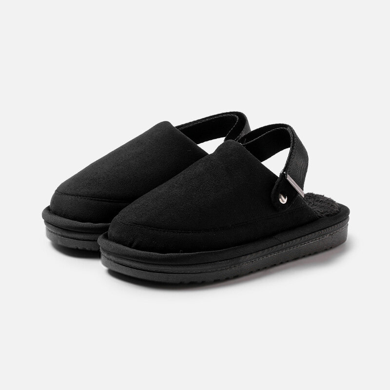 Двусторонние тапочки Birkenstock для женщин, модные однотонные хлопковые тапочки высокого класса, с бархатом для тепла в помещении, которые можно носить на улице. Размер обуви. EU:40-41