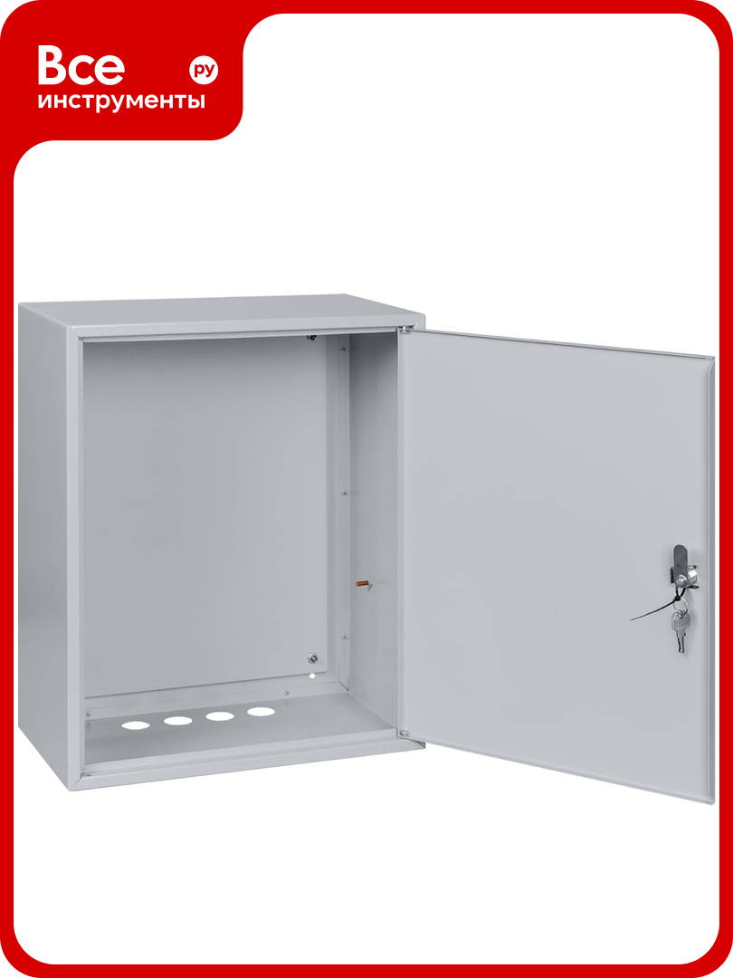 Щит с монтажной панелью ЩМП-2-0 Народный 500х400х220 TDM ELECTRIC SQ0905-0902, серый, надежное