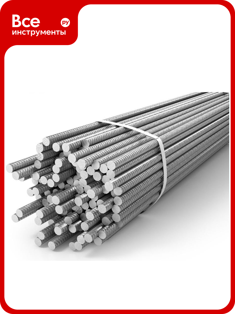 Арматурная проволока сетка алькор вр-1 ф-4,5 мм, длина 1 м, пачка 50 шт. 119007