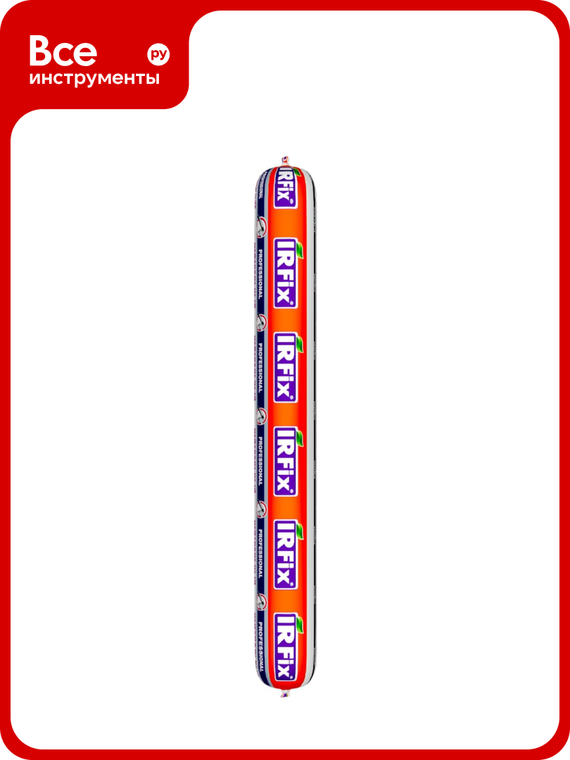 Герметик силиконовый нейтральный IRFIX белый 600 мл 20047